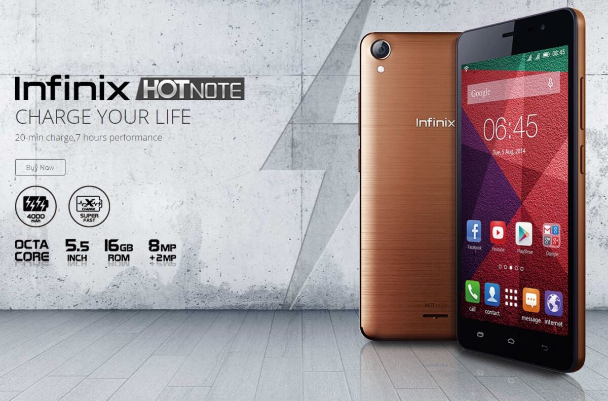 แบรนด์ใหม่จ่อขายไทย! Infinix HOT NOTE X551