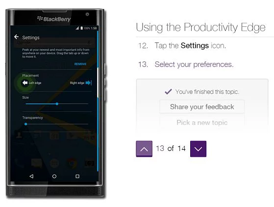 BlackBerry Priv มาพร้อมหน้าจอโค้งมน Productivity Edge คล้าย S6 Edge