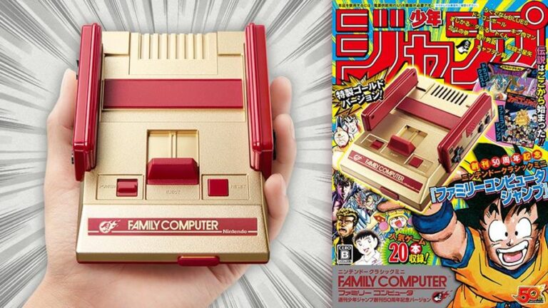 ชมคลิปแกะกล่อง เครื่องเกม Famicom Mini สีทองที่รวมเกมดังจากการ์ตูน ...