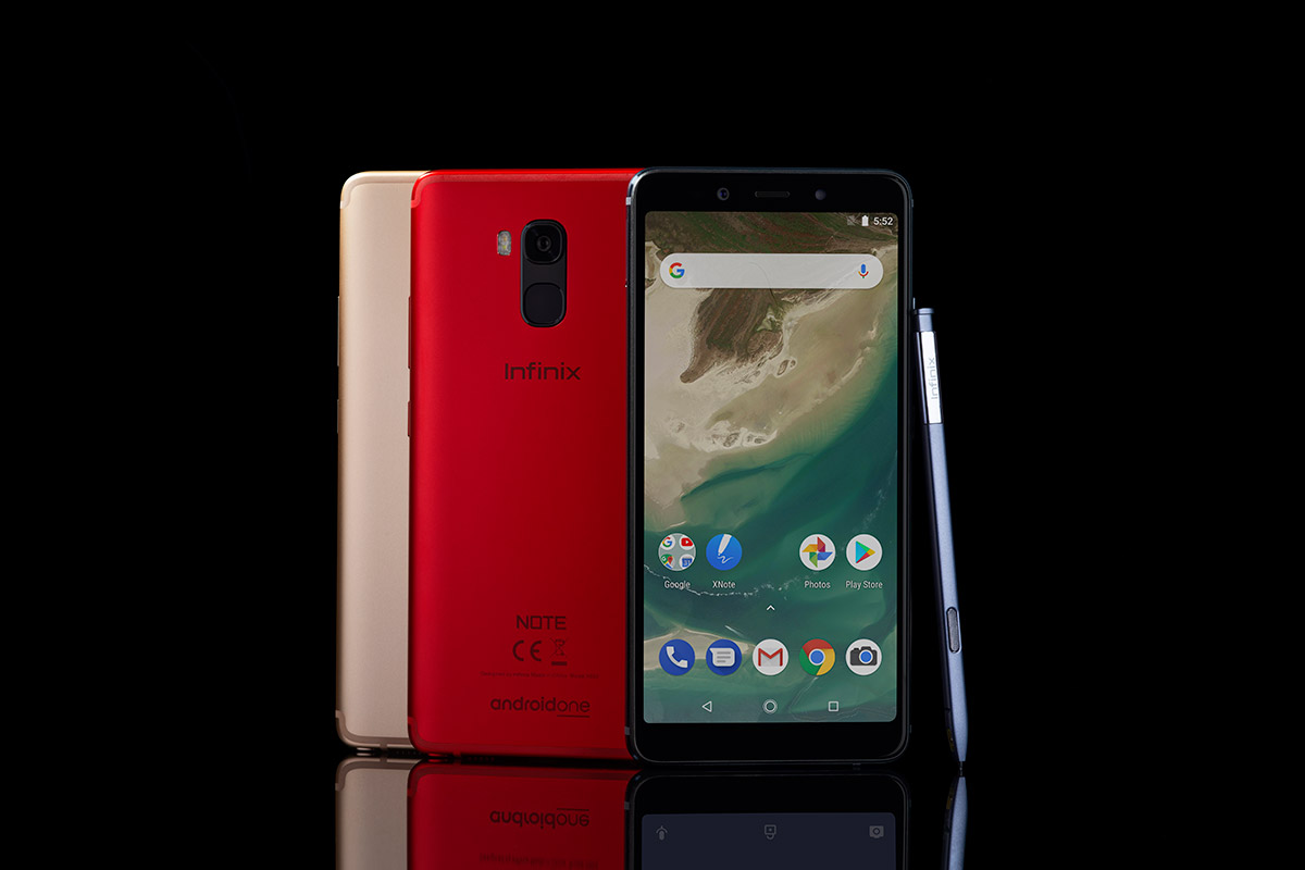 หลุดภาพสมาร์ทโฟน Infinix รุ่นใหม่ Android One ที่มาพร้อมปากกา XPen และแ ...