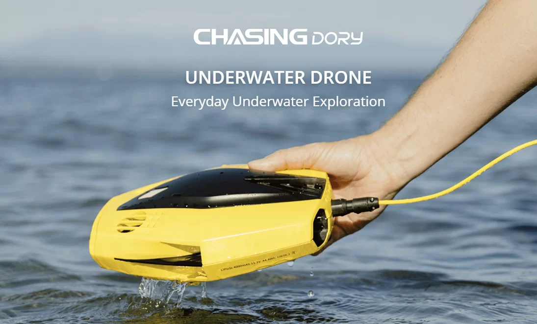Chasing Dory โดรนใต้น้ำถ่ายภาพ HD แบบเรียลไทม์ดำลึก 49 ฟุต