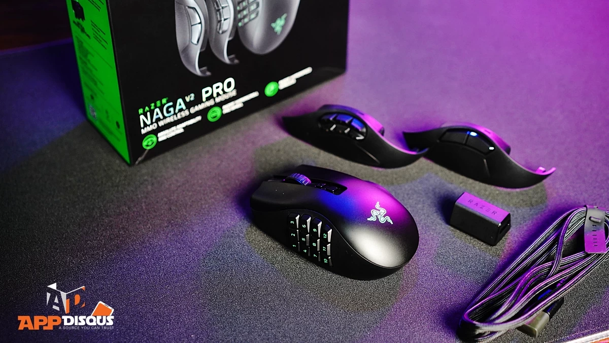 รีวิว Razer Naga V2 Pro เมาส์ไร้สายตัวท็อป สลับเพลตข้างได้ 3 รูปแบบ