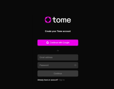TOME สร้างสไลด์ ด้วย AI ให้แตกต่างจาก PowerPoint และ Canva