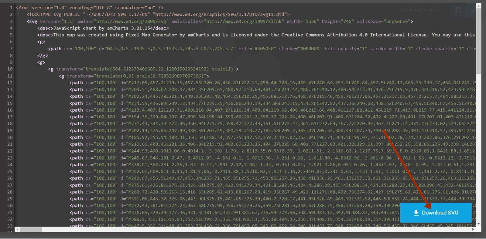วิธีทำและดาวน์โหลดภาพ แผนที่จังหวัด,ประเทศ โดยใช้ Pixel Map