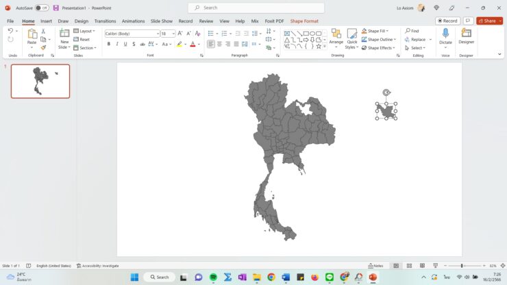 วิธีทำและดาวน์โหลดภาพ แผนที่จังหวัด,ประเทศ โดยใช้ Pixel Map