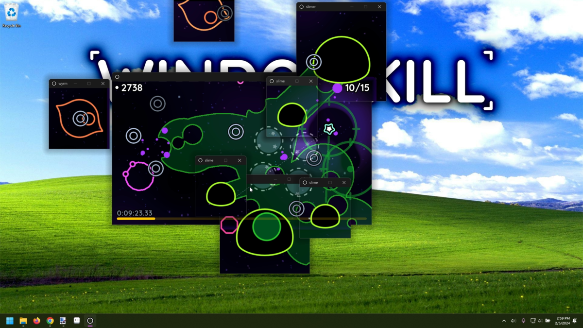 Windowkill เกมไอเดียดีให้เราใช้หน้าจอตัวเองเป็นสนามรบ!